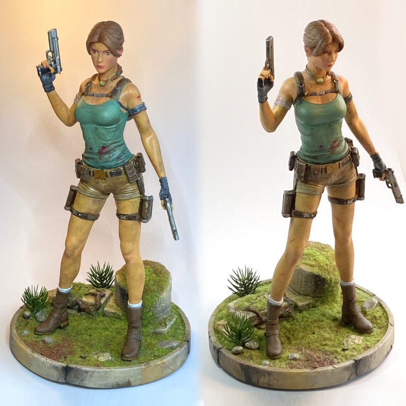 Classic Lara Croft (tomb Raider) 3D Print Figure/figurine STL Digital ...