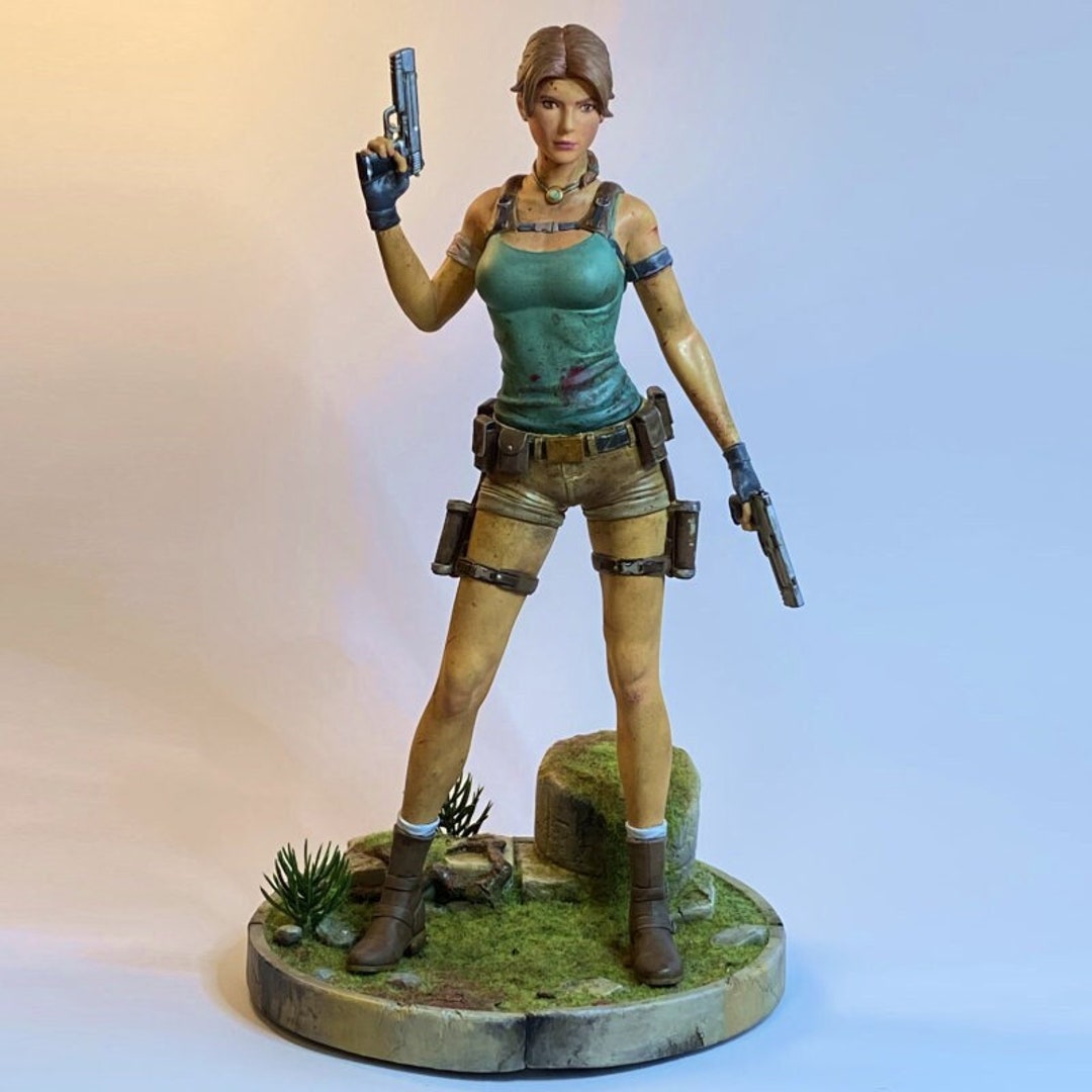 Classic Lara Croft (tomb Raider) 3D Print Figure/figurine STL Digital ...
