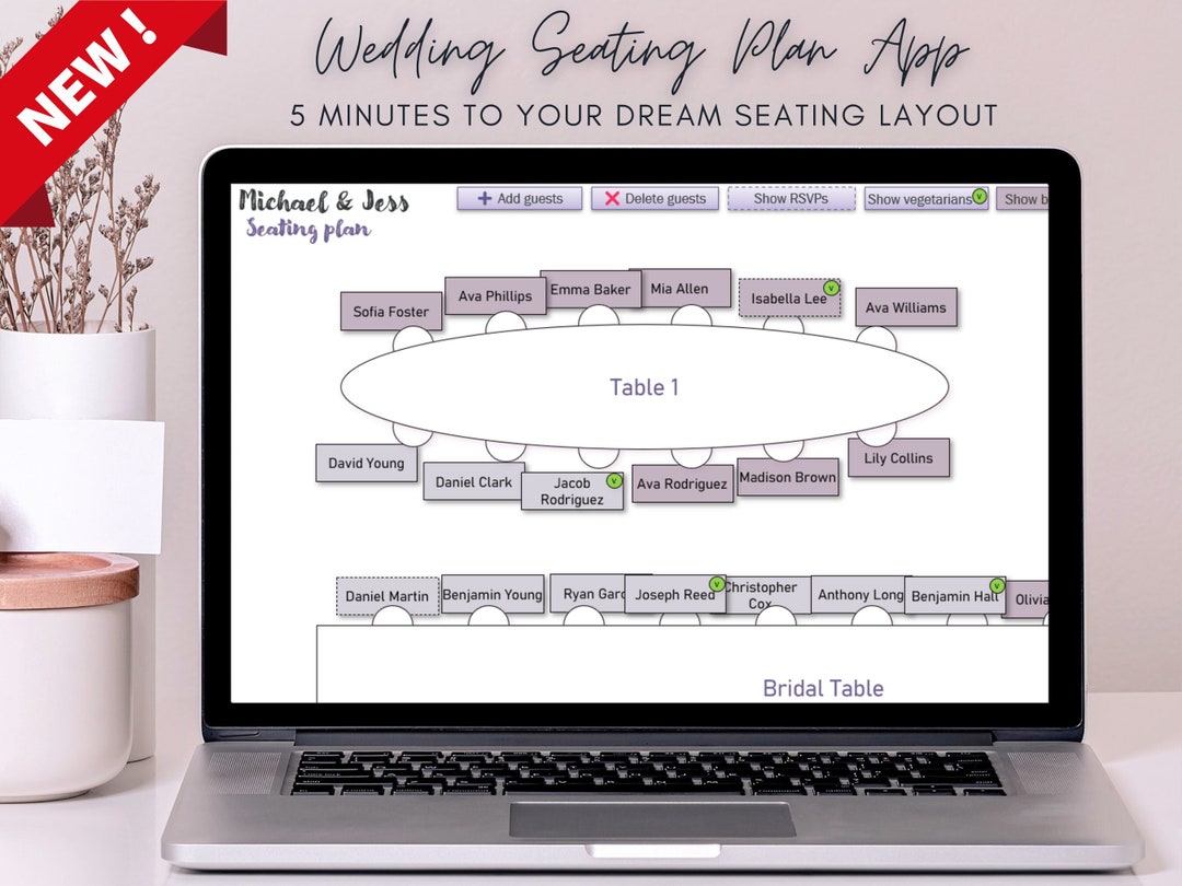 Seating Chart Creator App | Guest List to Dream Wedding Seating Plan in ...