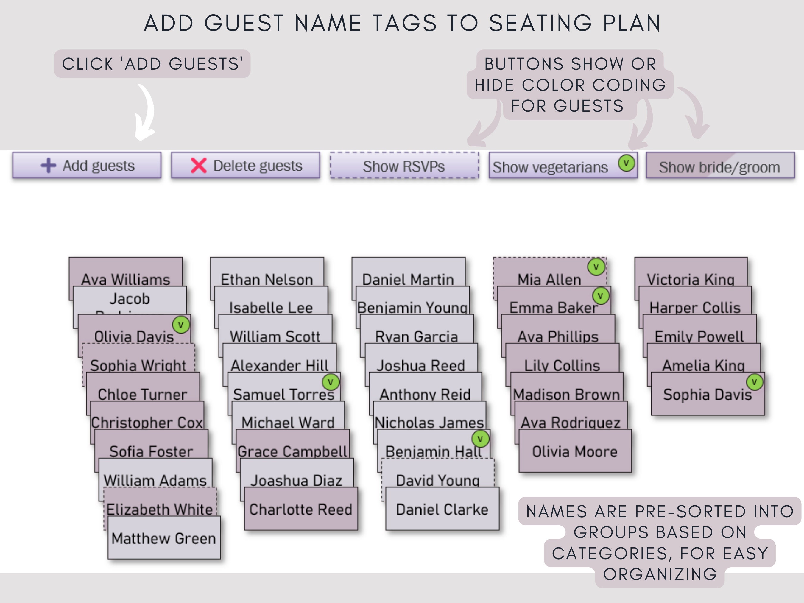 Seating Chart Creator App | Guest List to Dream Wedding Seating Plan in ...