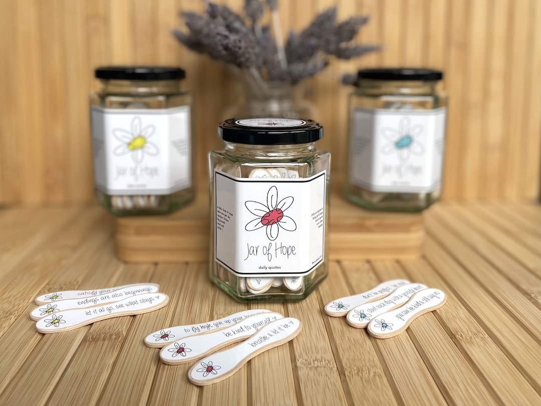 Jar of Hope Inspirational Quotes Motivational - Etsy