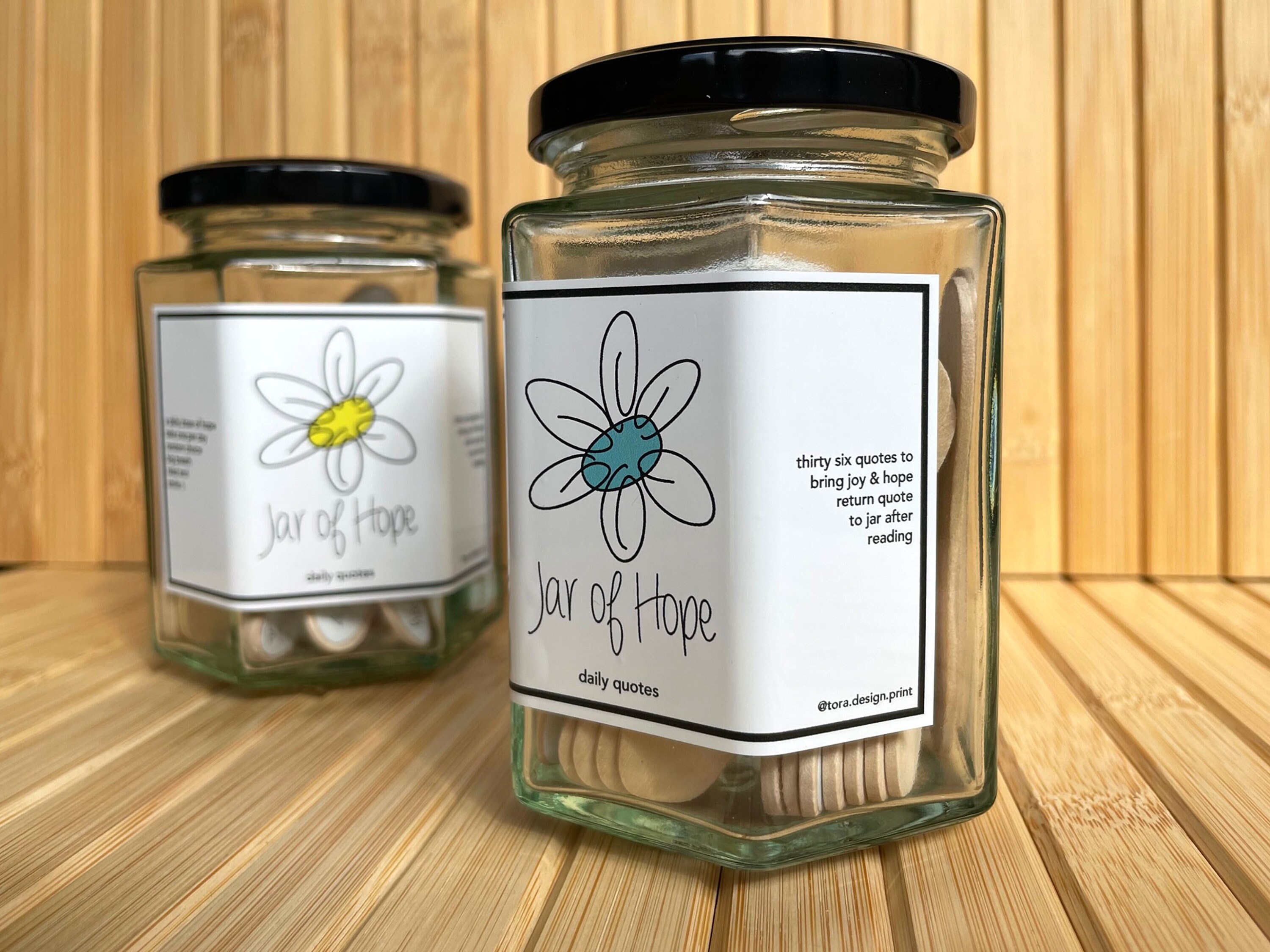 Jar of Hope Inspirational Quotes Motivational - Etsy
