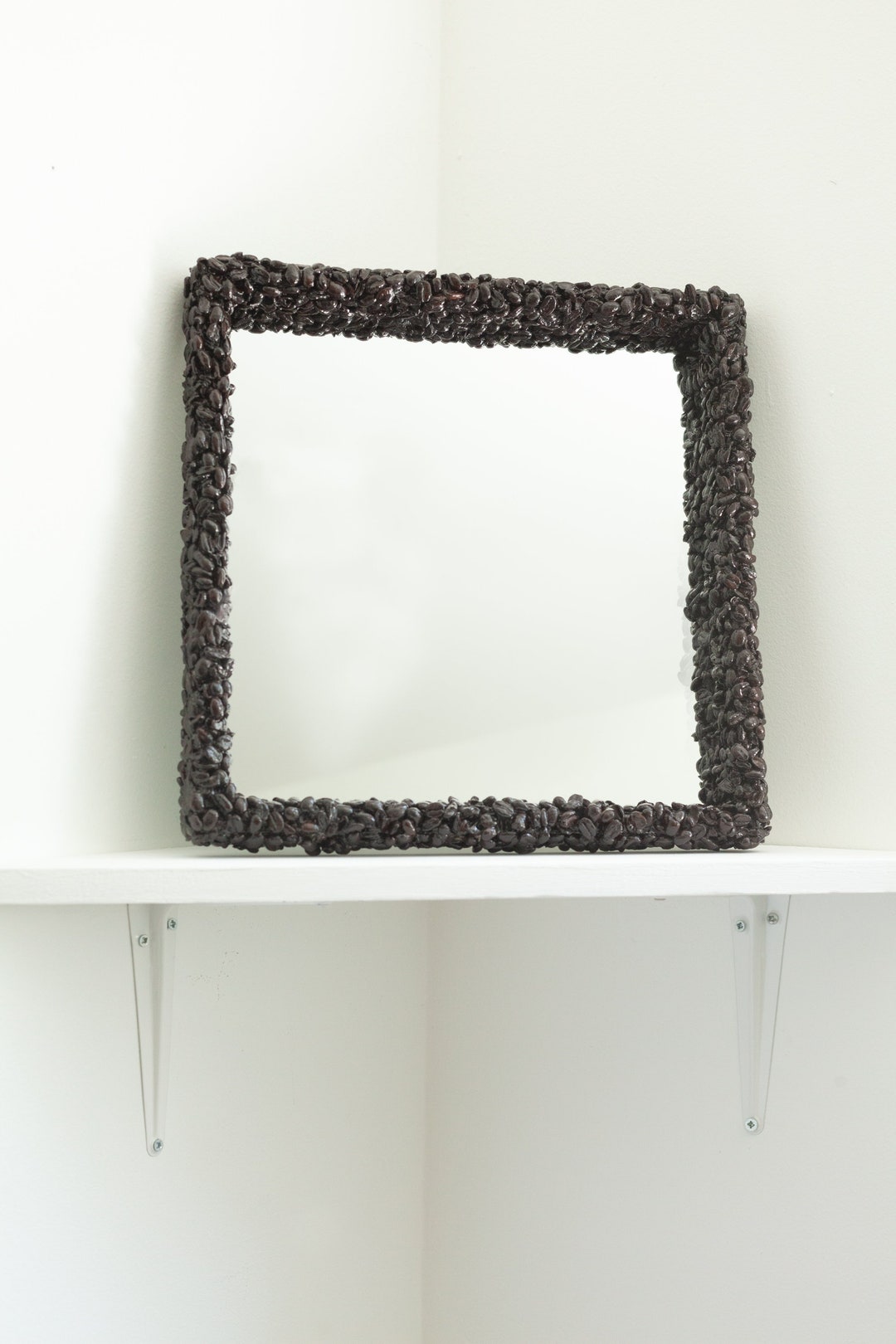 Coffee Beans Mirror, Resin art, Coffee Decor, Mirror, Unique Mirror ...