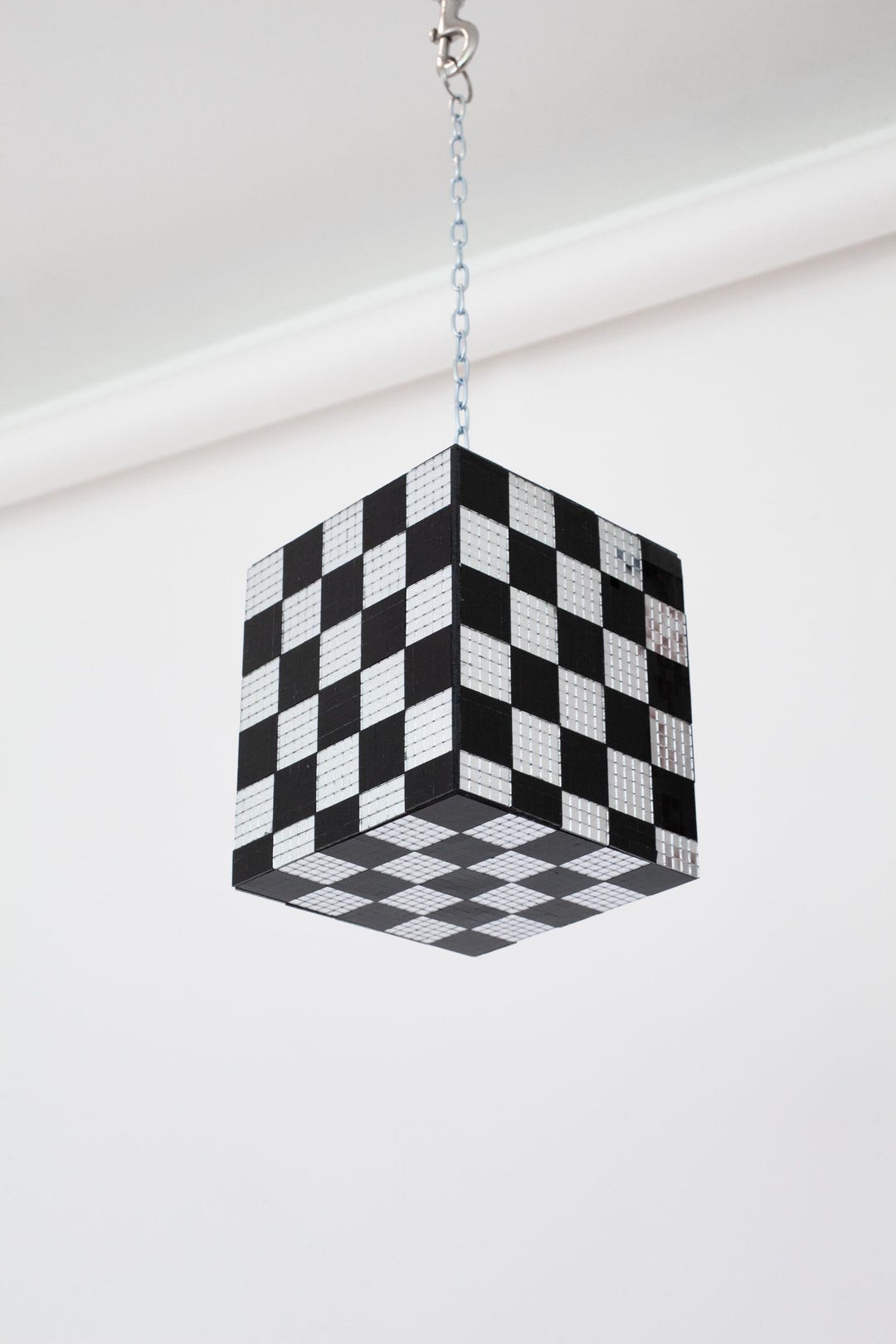 Hanging Disco Cube, Funky Mirror Cube, Disco Ball, Tiles, Disco Glass ...