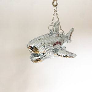 Disco Shark, Disco Ball Shark, Disco Ball, Funky Shark, Home Decor ...