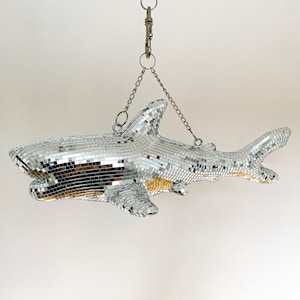 Disco Shark, Disco Ball Shark, Disco Ball, Funky Shark, Home Decor ...