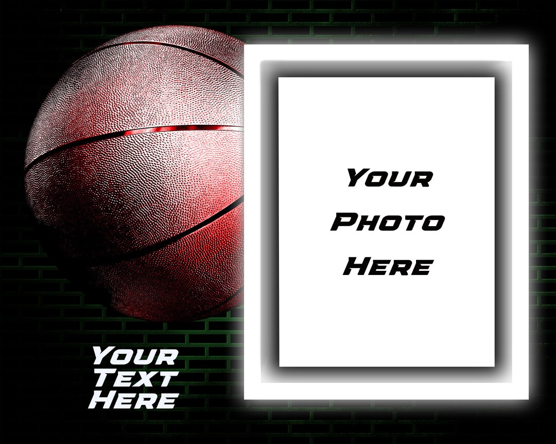 Digital Basketball Frametemplate - Etsy