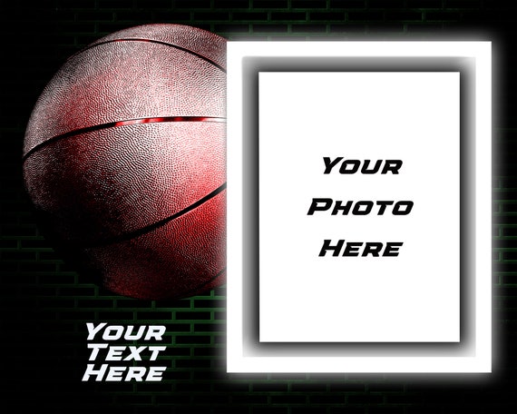 Digital Basketball Frametemplate | Etsy