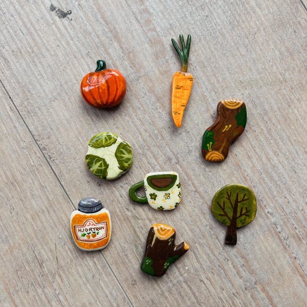 Clay Magnets - Etsy