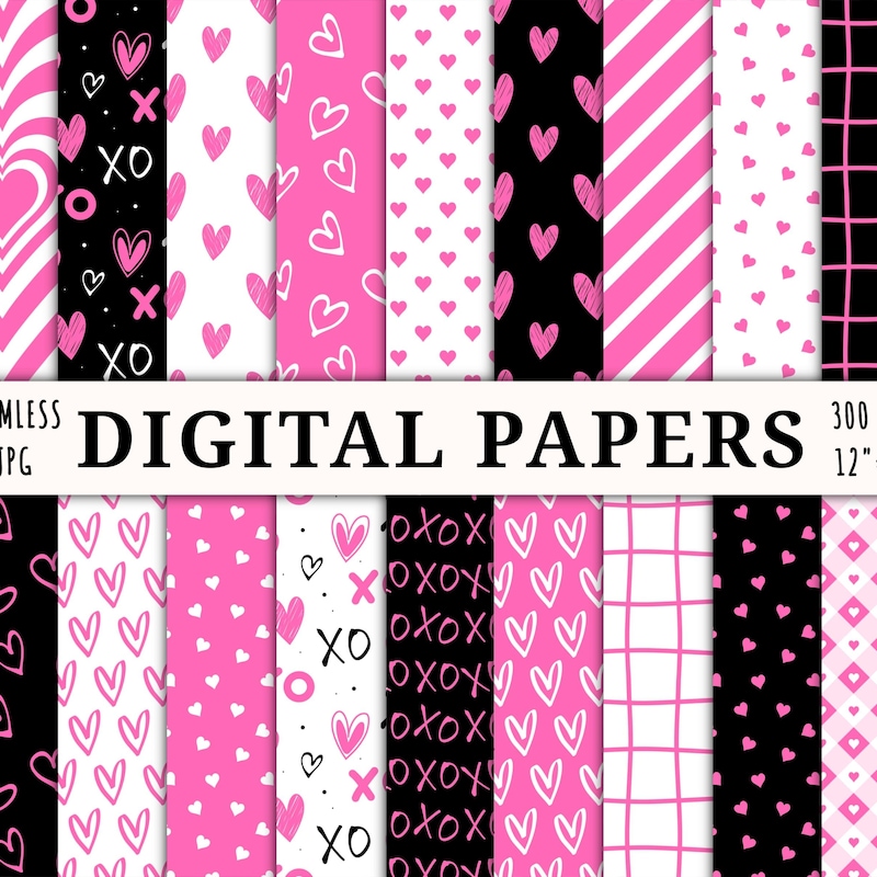 Valentine Bias Packs - Etsy UK