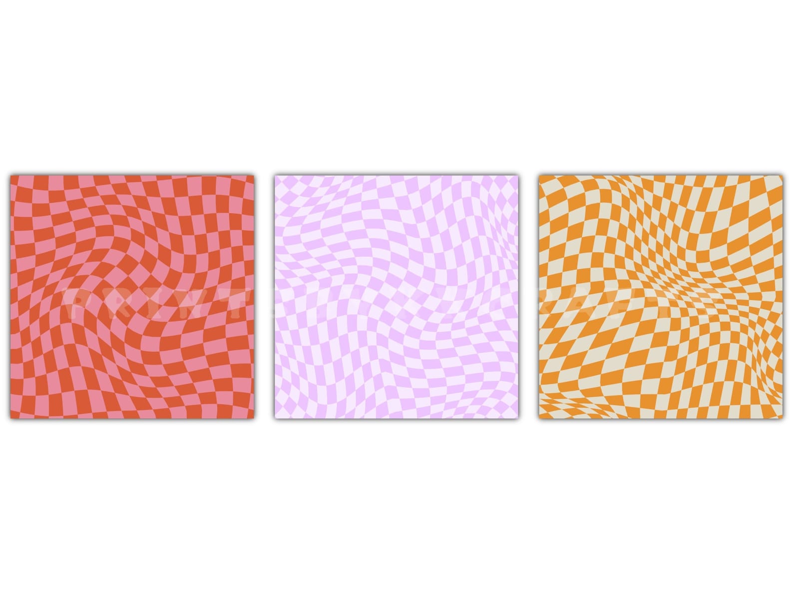 15 Wavy Checker Seamless Digital Paper, Checkered Pattern, Instant ...