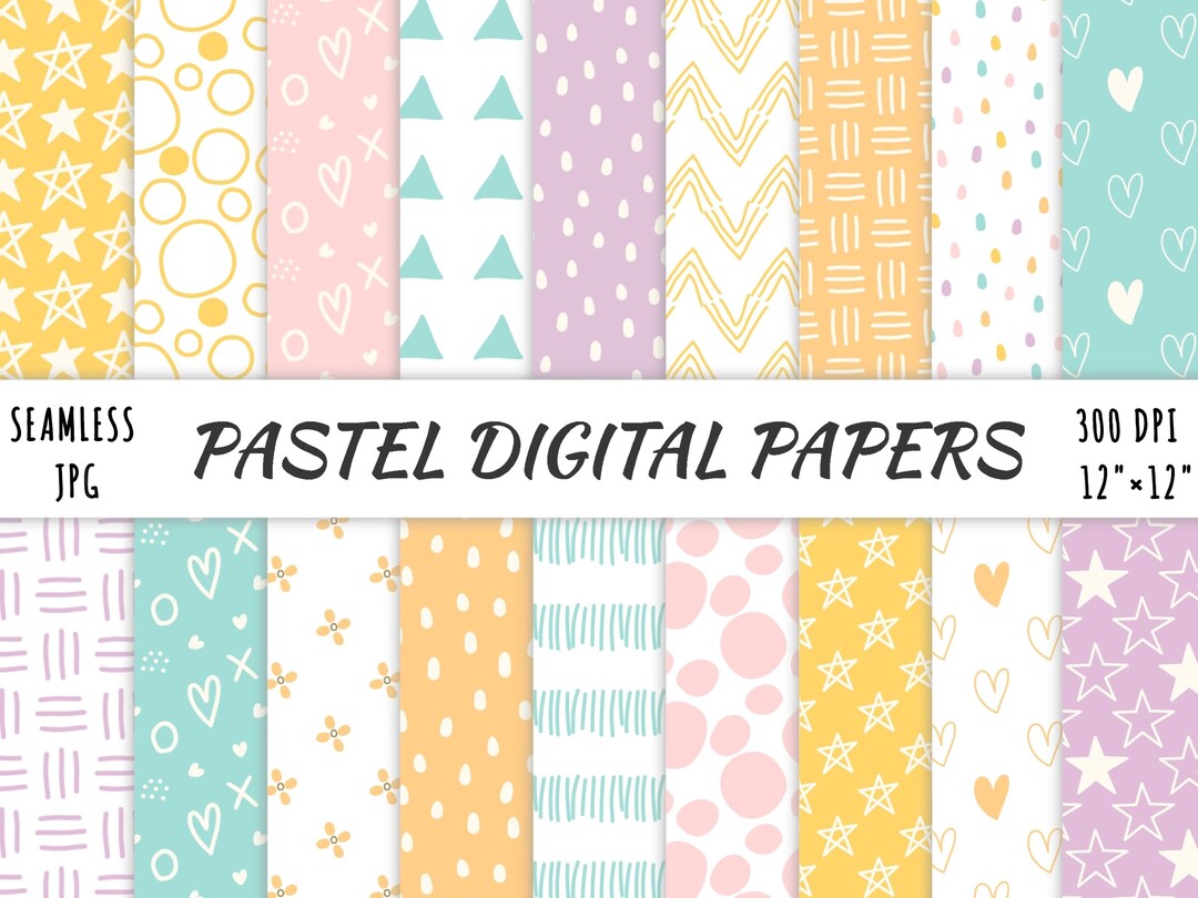 Boho Seamless Digital Paper Pack, Printable Pattern, Instant Download ...