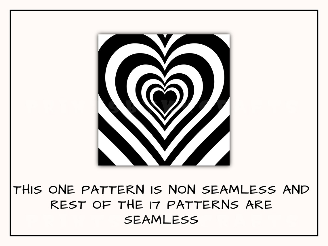 18 Black and White Valentines Digital Paper Pack, Seamless Repeat ...