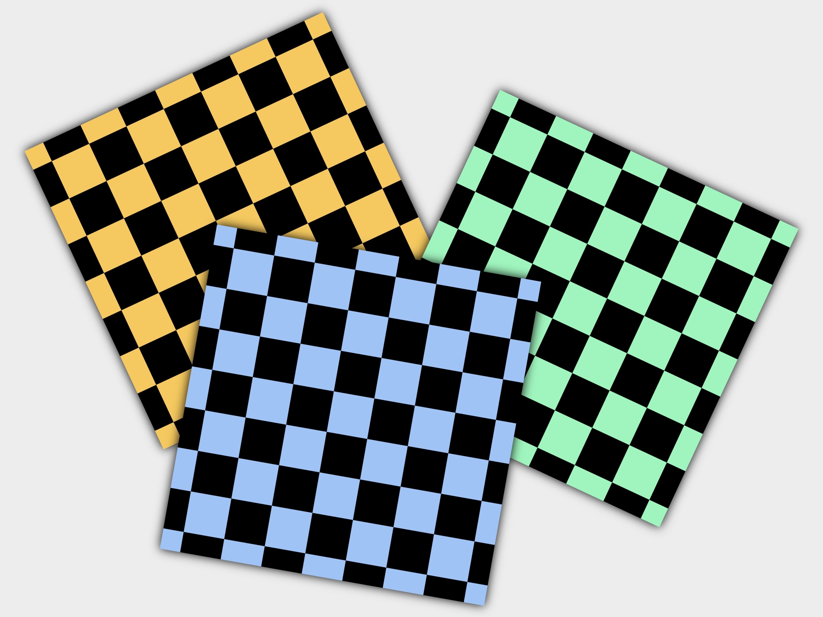 24 Checker Seamless Digital Papers, Pastel Checkered Pattern, Instant ...