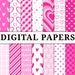 18 Black and White Valentines Digital Paper Pack, Seamless Repeat ...