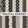Retro Groovy Digital Papers, Jpg, Png, 70s Background, Commercial Use ...