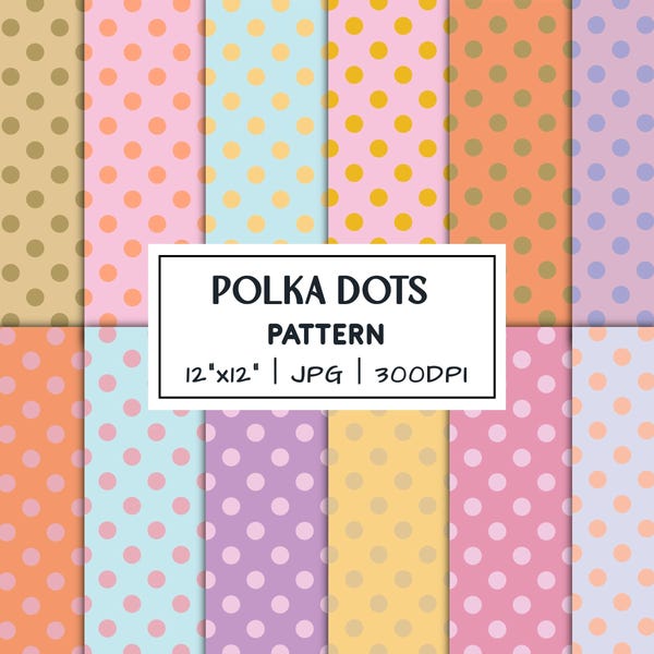 Polka Dot Wallpaper - Etsy