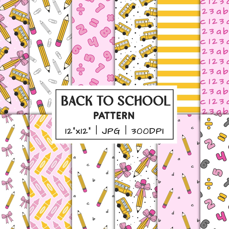Cute Pink School Supplies - Etsy