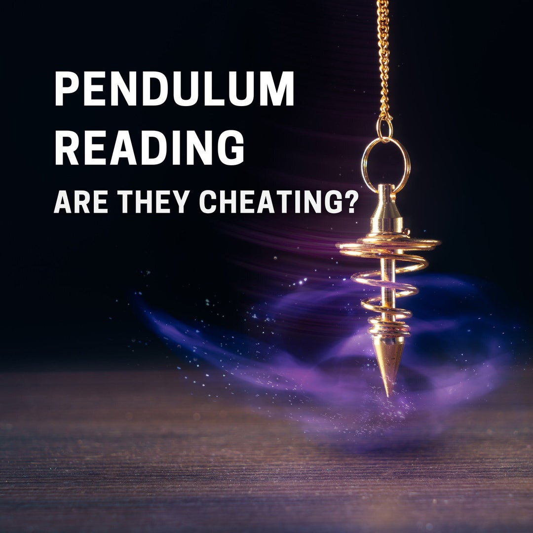 Pendulum Reading Are They Cheating Yes No Dowsing For Etsy