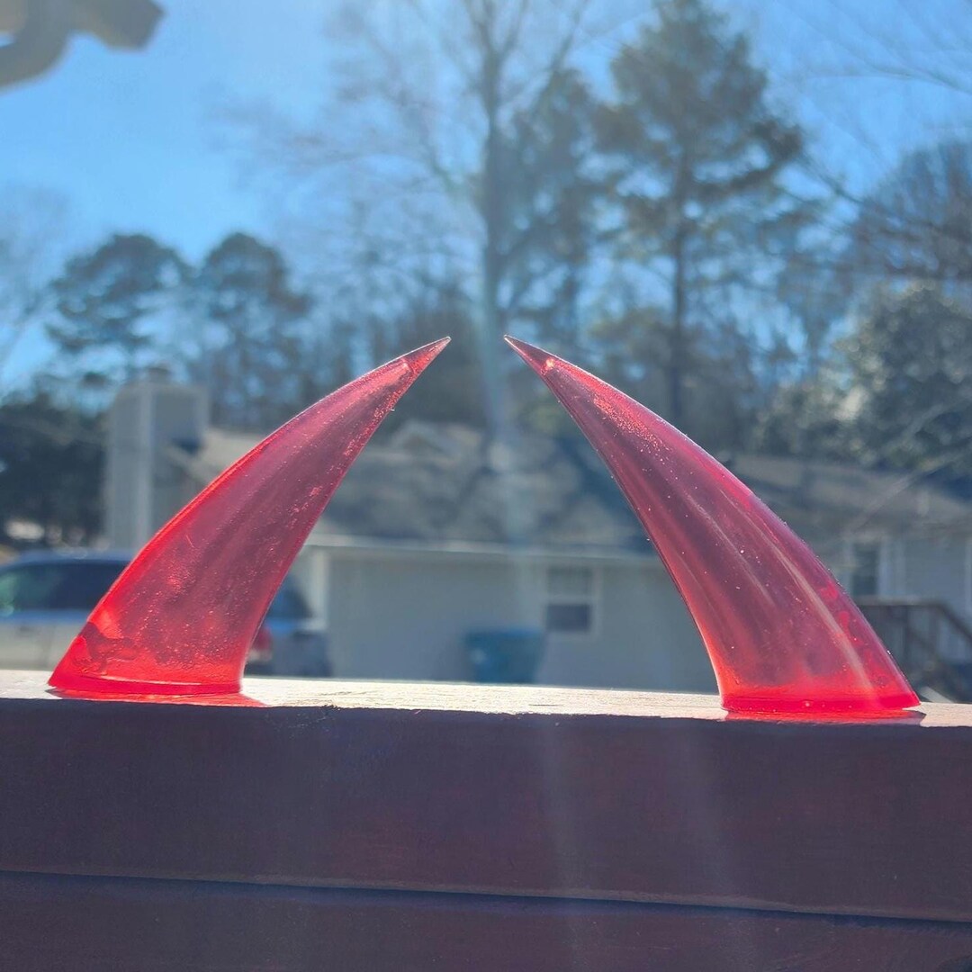 Transparent Resin Horns - Etsy