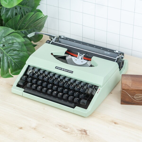 Green Typewriter - Etsy