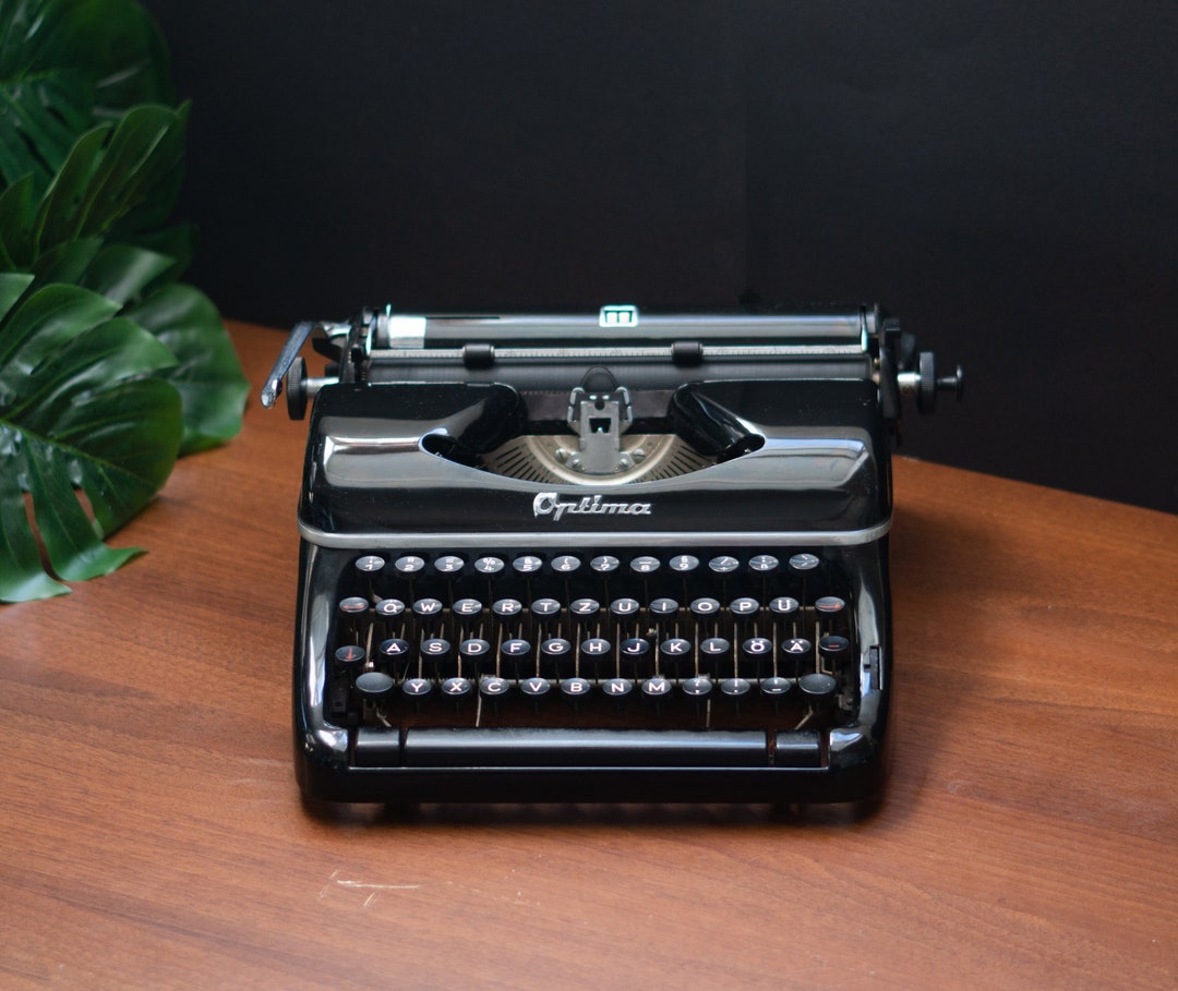 Optima Typewriter 1950's With New INKRIBBON and FREE - Etsy