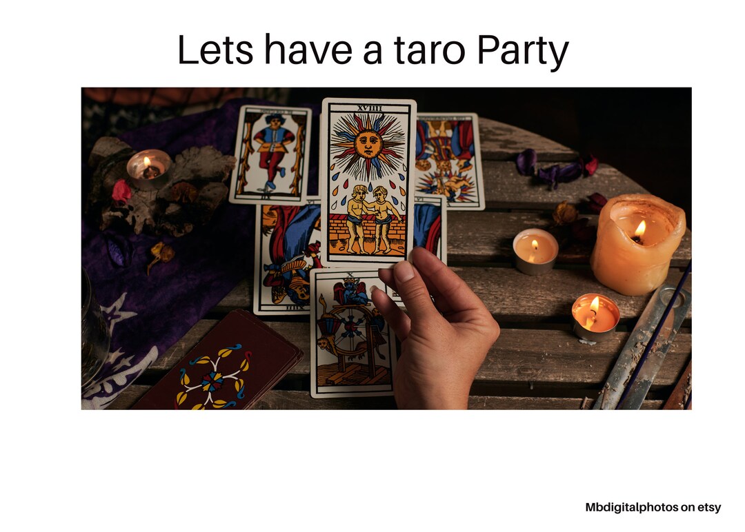 Let's Have a Tarot Party Invitation. - Etsy