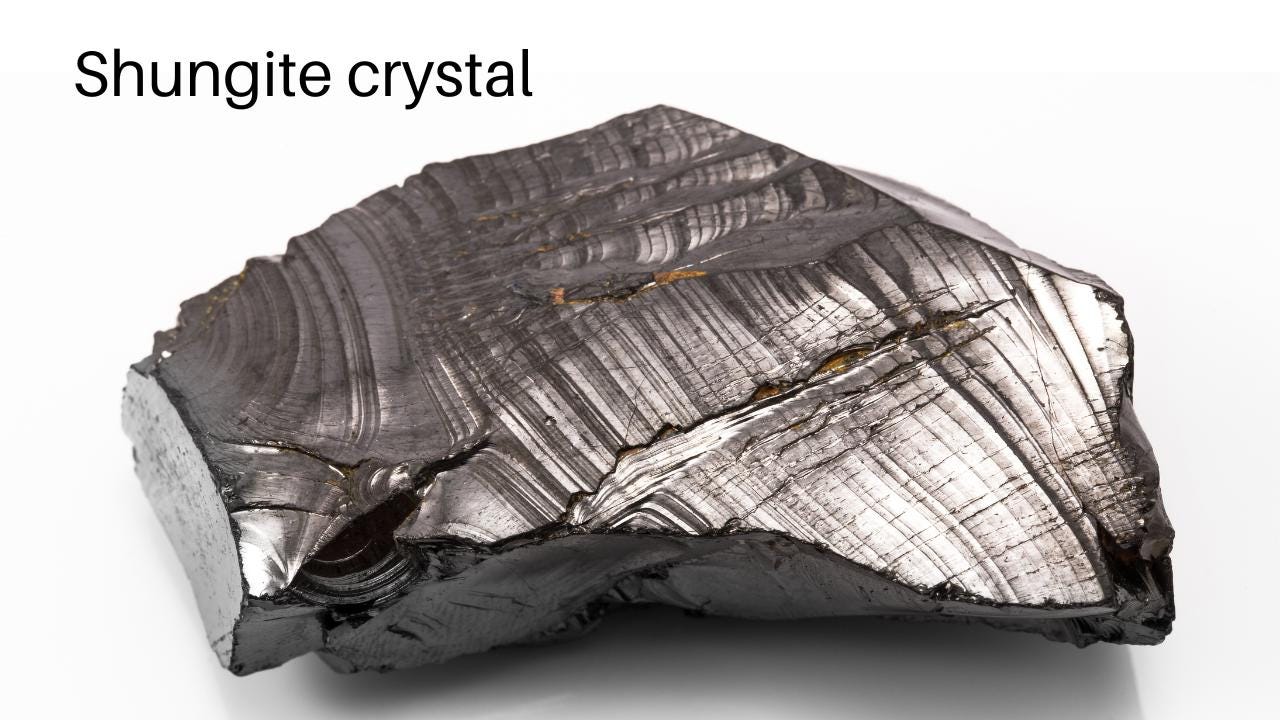 Seriphos Green Quartz, Chiastolite, Shungite, Fairy Calcite Stone ...