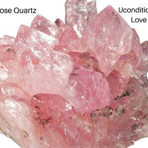 Rose Quartz Crystal Poster - Etsy