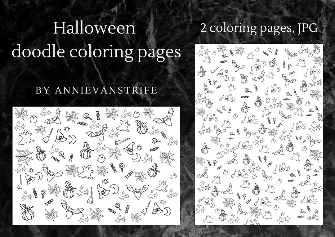 Halloween, Printable Coloring Pages, Doodles, Coloring, Doodling ...