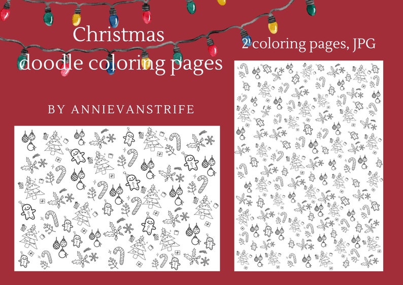 Christmas, Printable Coloring Pages, Doodles, Coloring, Doodling ...
