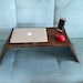 Spacesaver Laptop Stand, Portable Wooded MacBook Riser for Bed ...