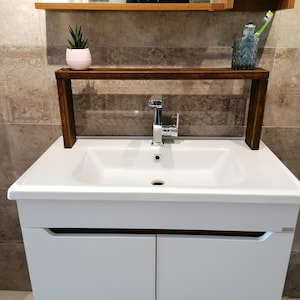 Over the Sink Shelf, Bathroom Shelf, Bathroom Storage, Minimalist ...