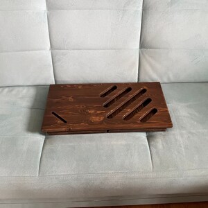 Spacesaver Laptop Stand, Portable Wooded MacBook Riser for Bed ...