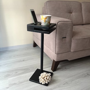 Wooden Cocktail Table Minimalist Sofa Side Table Handmade Nightstand Coffee End Table Bedroom Side Table Small Drink Table Furniture Etsy