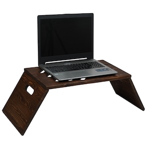 Laptop Stand for Couch, Fold Away Bed Tray, Portable Foldable Lap Desk ...
