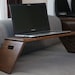 Laptop Stand for Couch, Fold Away Bed Tray, Portable Foldable Lap Desk ...