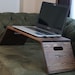 Laptop Stand for Couch, Fold Away Bed Tray, Portable Foldable Lap Desk ...