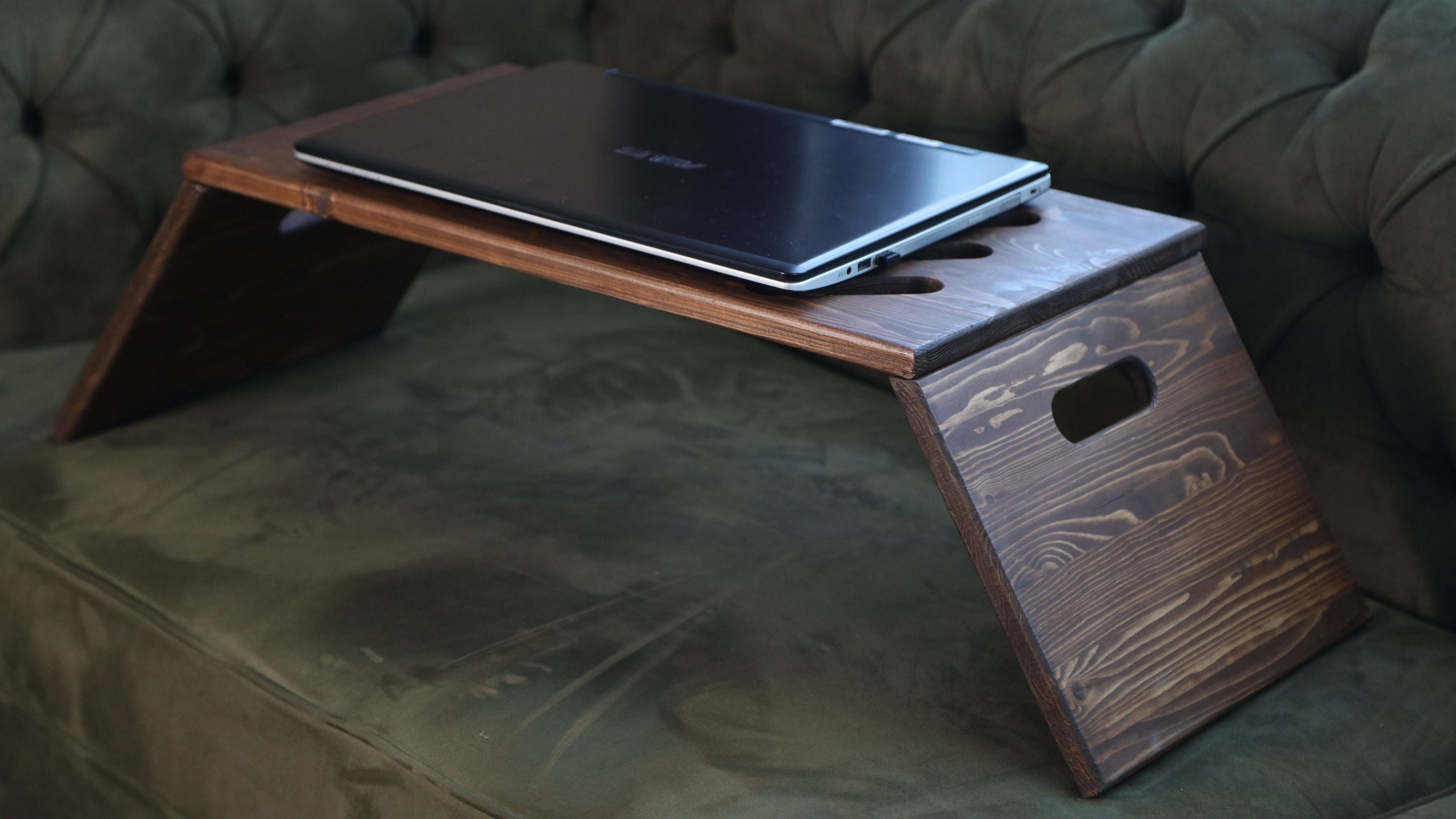 Laptop Stand For Bed FISYOD Foldable Laptop Table, Portable Lap Desk ...