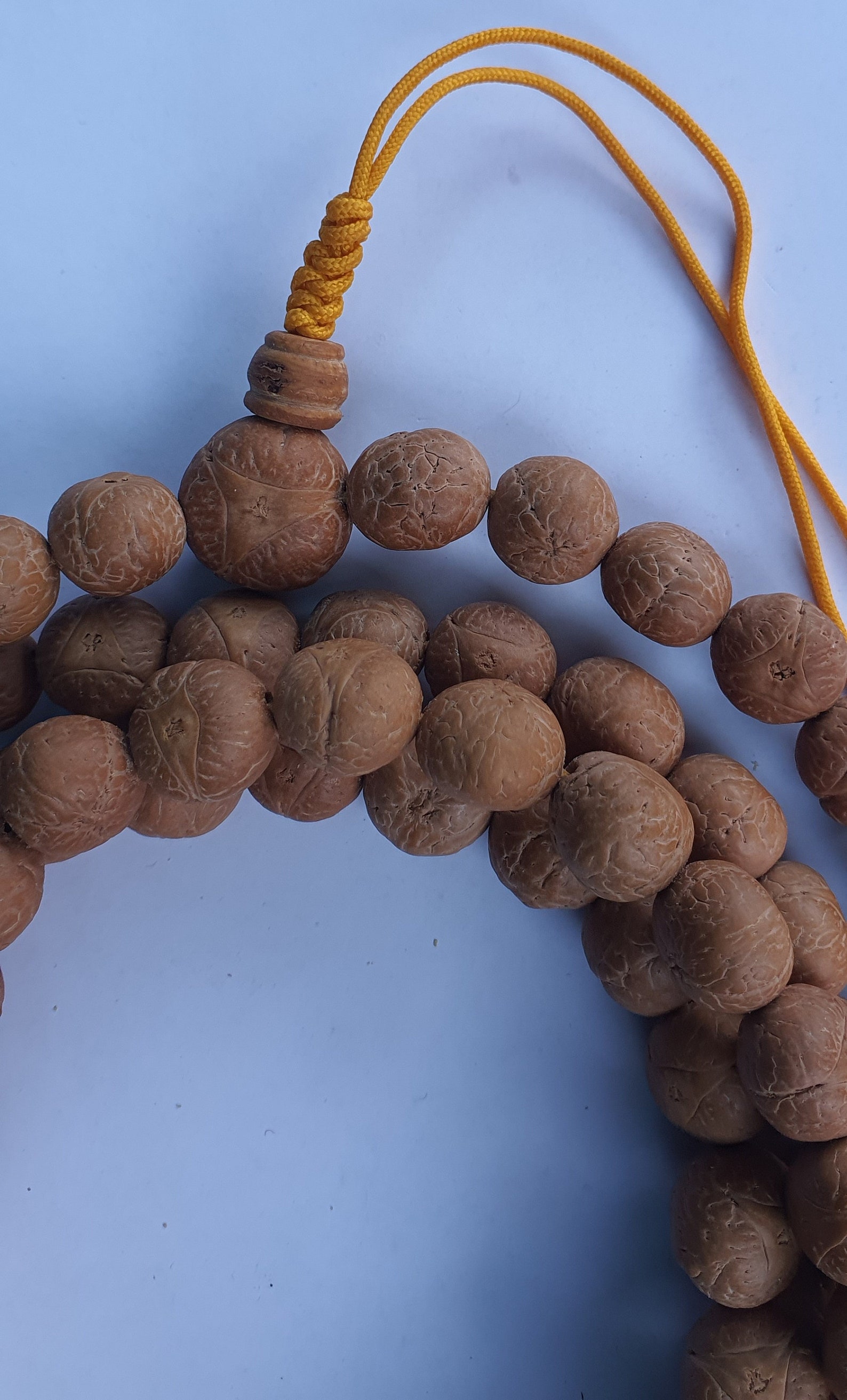 15-16mm Old Mud Colour Three Eye Natural Bodhi Seed Beads Buddha Chitta ...