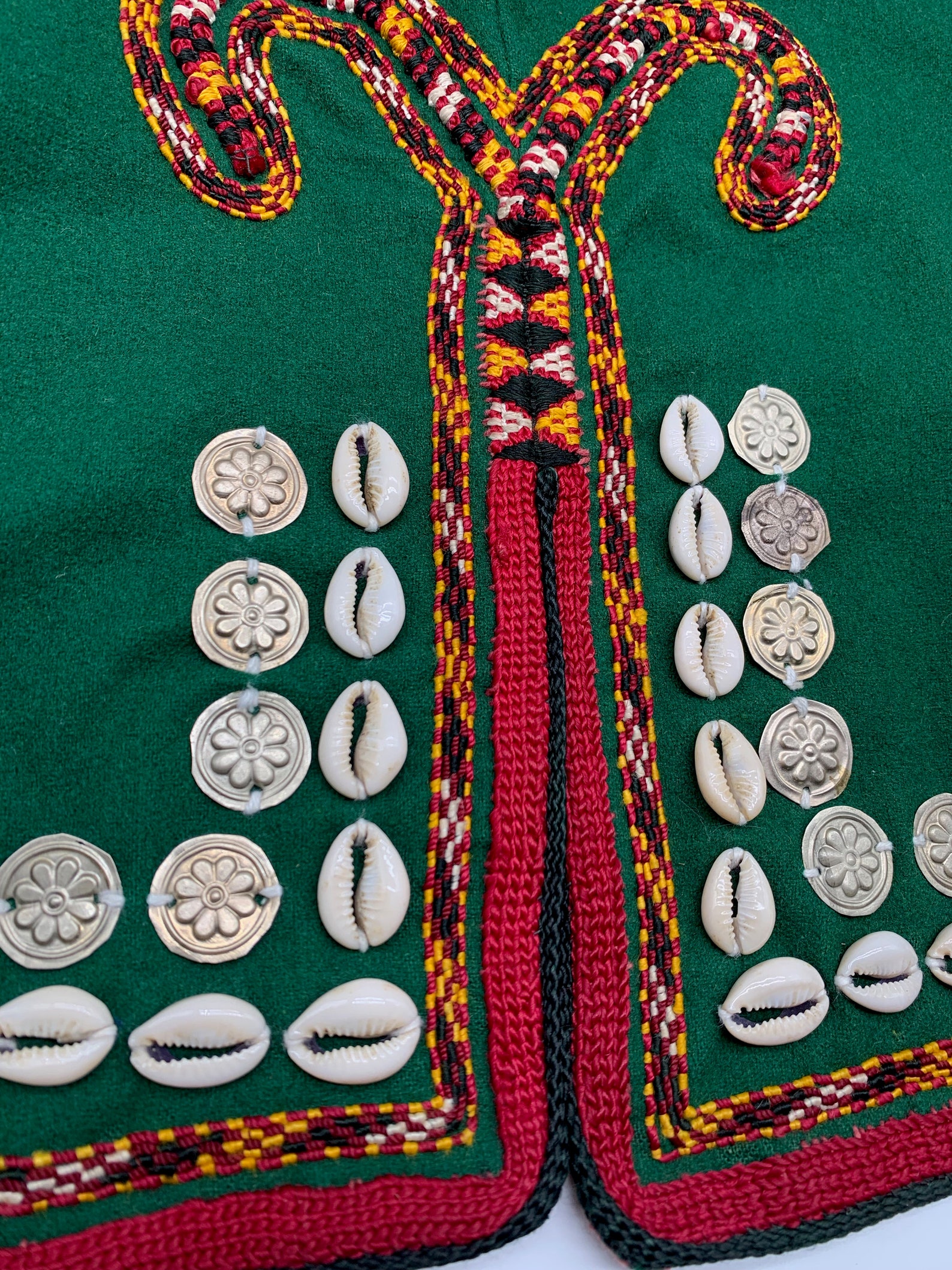 Vintage Handmade Afghani Wool Chapan, Seashell Coat - Etsy