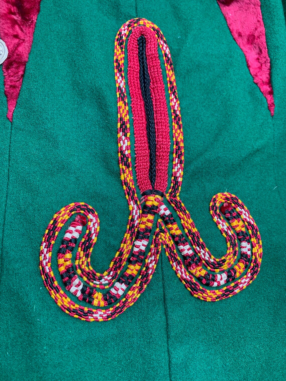 Vintage Handmade Afghani Wool Chapan, Seashell Coat - Etsy