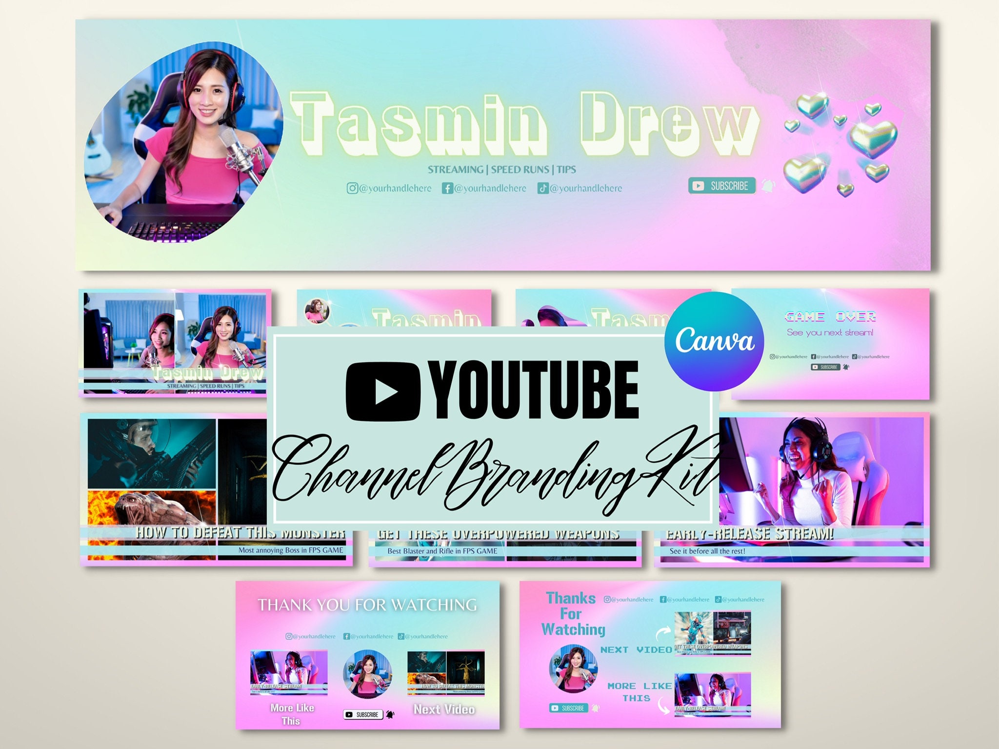 Girly Wallpaper For Youtube Channel Art
