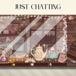 Customizable Animated Twitch Overlay Magical Cafe Shop - Etsy Canada