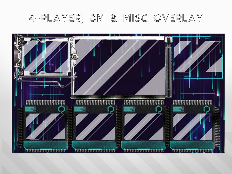 Ttrpg Overlays, Cyber Y2k Overlay, Stream Overlay, Twitch Overlay ...