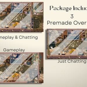 Customizable Animated Twitch Overlay Cozy Witch Kitchen Aesthetic ...