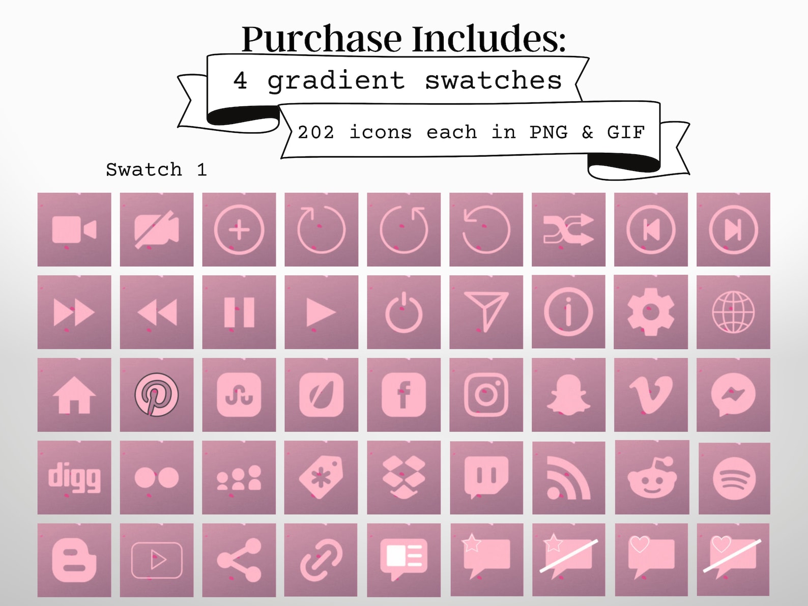 Animated Sakura Spring Stream Deck Icons Set, 800+ Cute Pink Kawaii ...