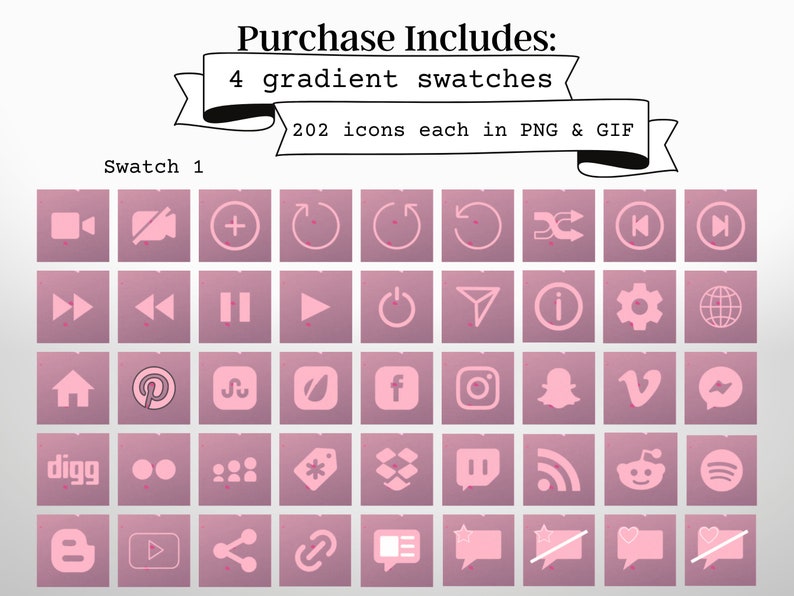 Animated Sakura Spring Stream Deck Icons Set, 800+ Cute Pink Kawaii ...