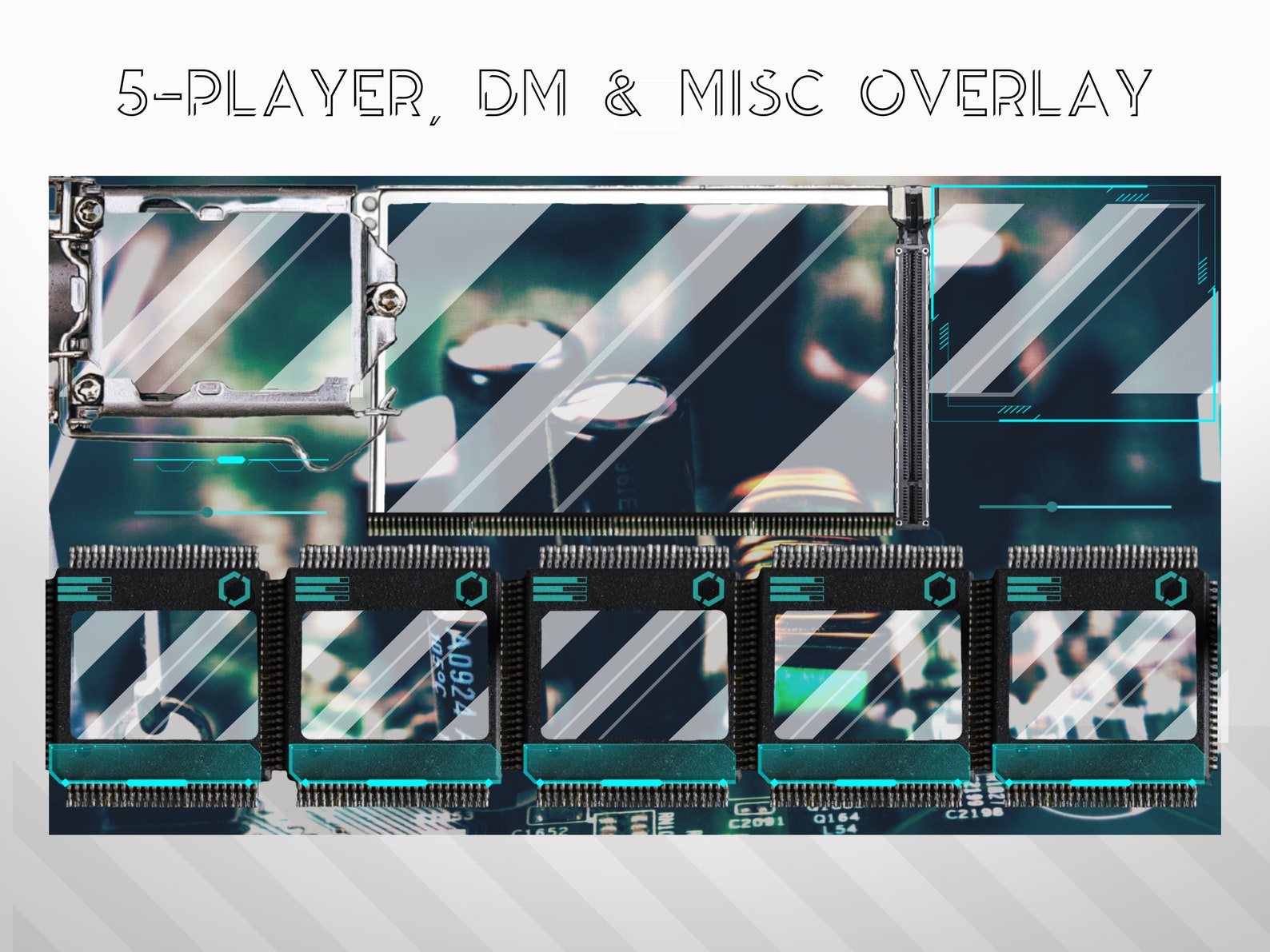 Ttrpg Overlays, Cyber Y2k Overlay, Stream Overlay, Twitch Overlay ...