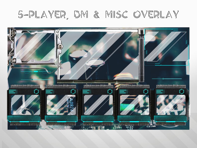 Ttrpg Overlays, Cyber Y2k Overlay, Stream Overlay, Twitch Overlay ...